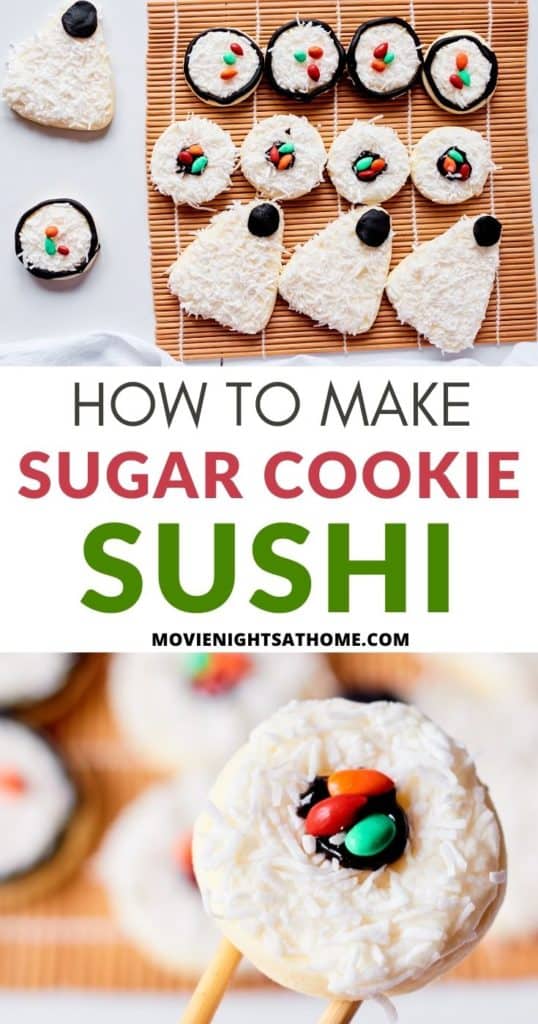 Sushi Sugar Cookies for International Sushi Day