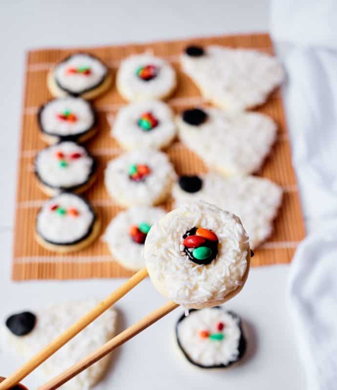Sushi Sugar Cookies for International Sushi Day