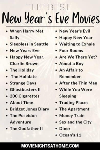 28 New Year’s Eve Movies to Watch December 31st