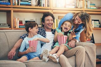 Movie Nights at Home – – Snacks & Ideas for Families, Friends & Couples