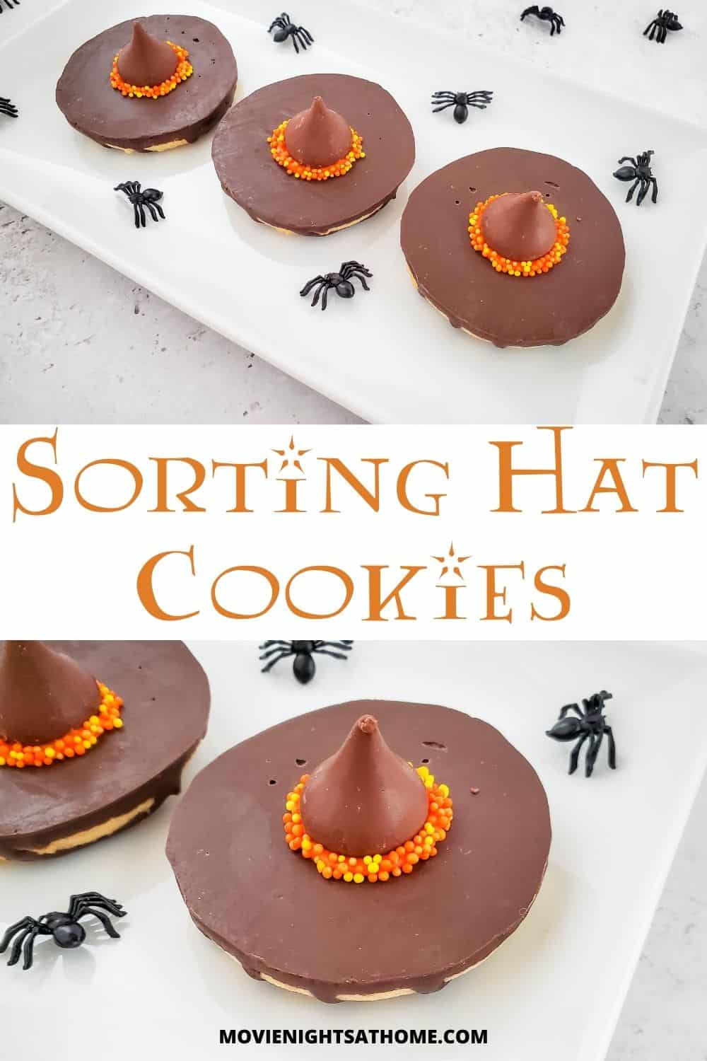 Harry Potter Witch Hat Cookies (Sorting Hat Cookies!)
