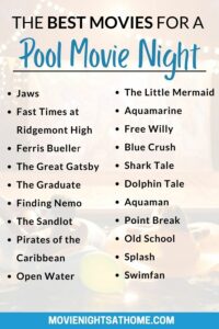 How to Host an Epic Pool Movie Night Party