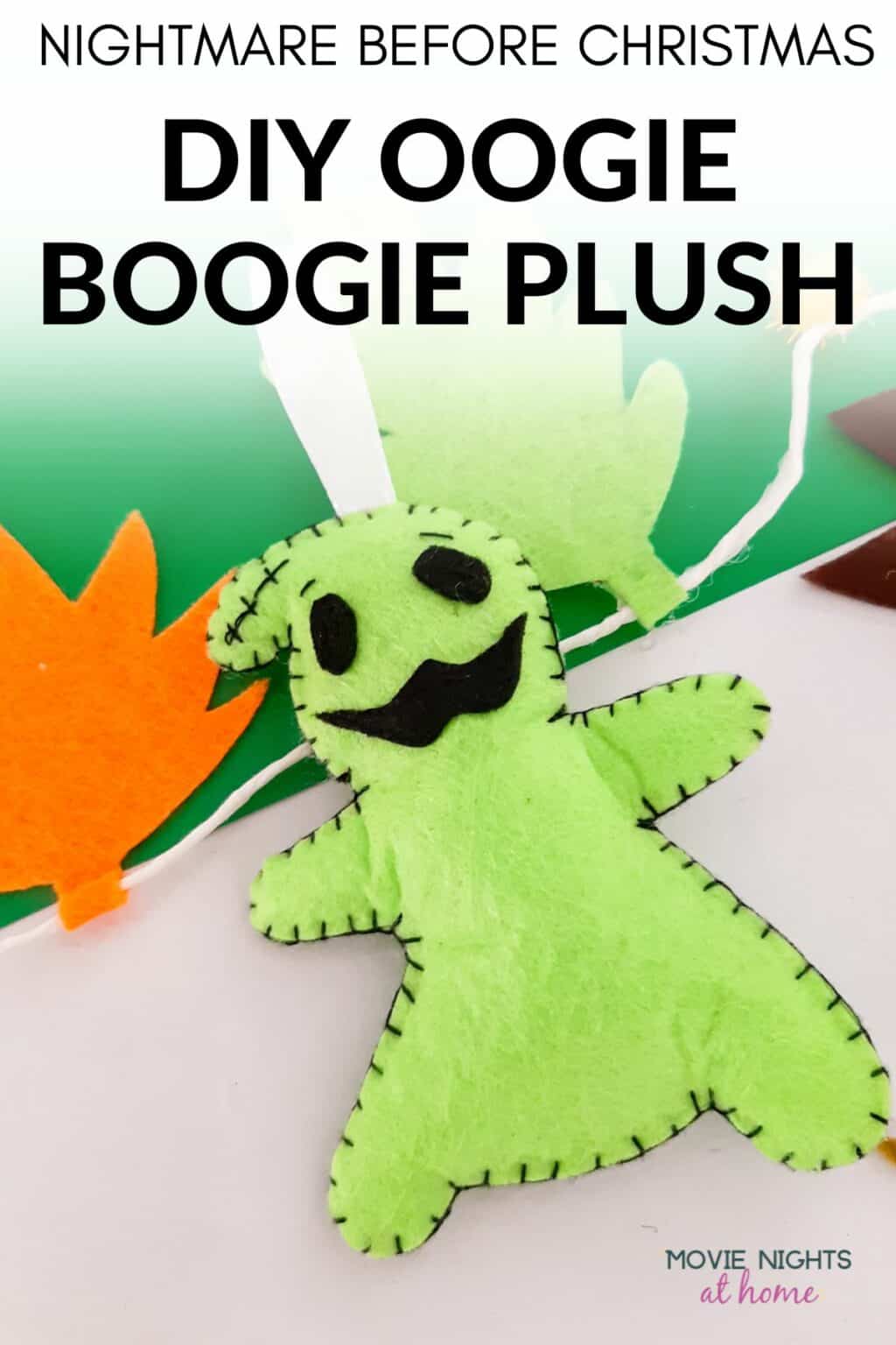 DIY Oogie Boogie Ornament – Nightmare Before Christmas Craft