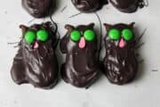 Hocus Pocus Cookies: No-Bake Binx Black Cat Cookies