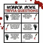 47 Fun Horror Movie Trivia Questions and Answers Printable