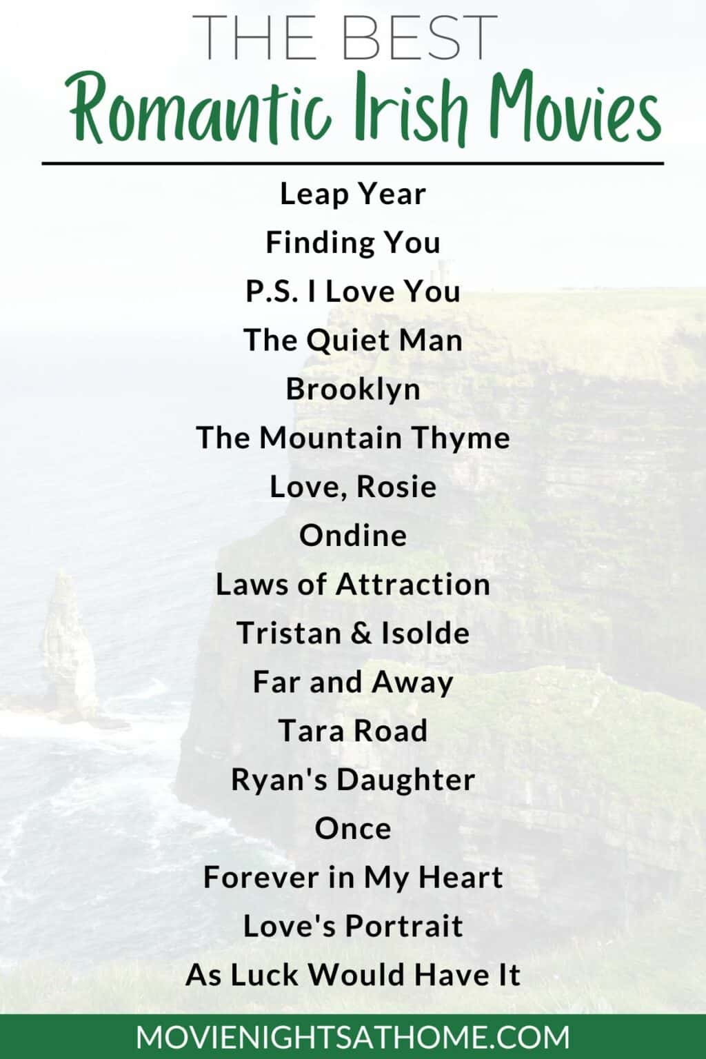 17 Romantic Irish Movies on Hallmark, Netflix & Amazon