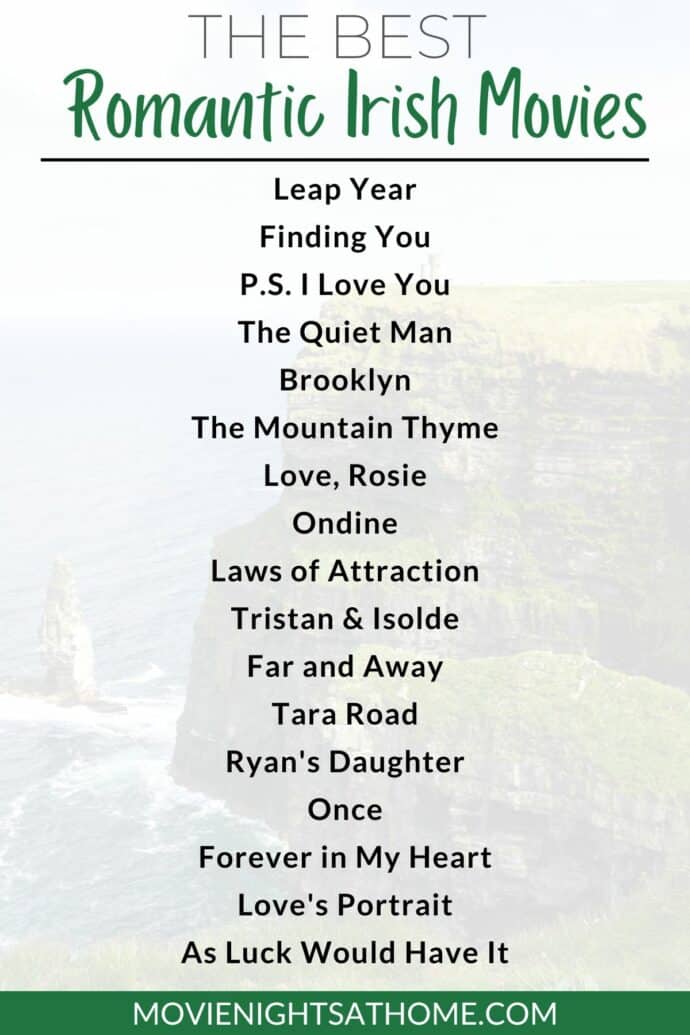 17+ Romantic Irish Movies on Hallmark, Netflix & Amazon