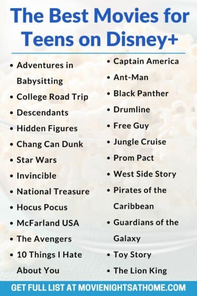 30 Best Movies for Teens on Disney Plus Right Now