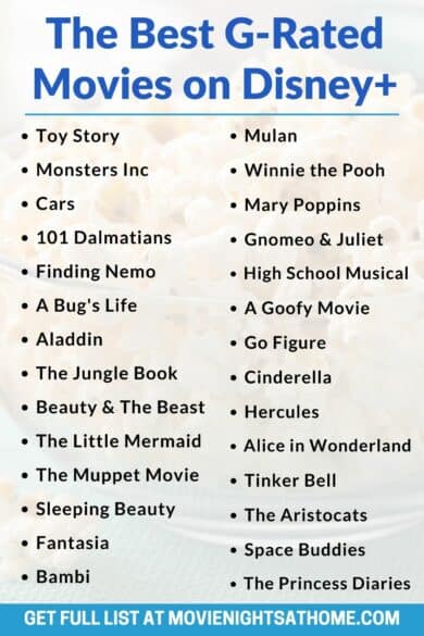 50+ Best G-Rated Movies on Disney Plus for Kids 2024