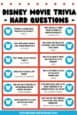 129 Disney Movie Trivia Questions and Answers Printable